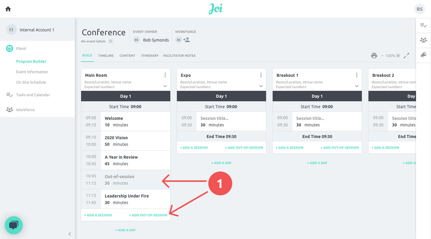 Building Programs & Schedules | Quickstart Guide • Joi